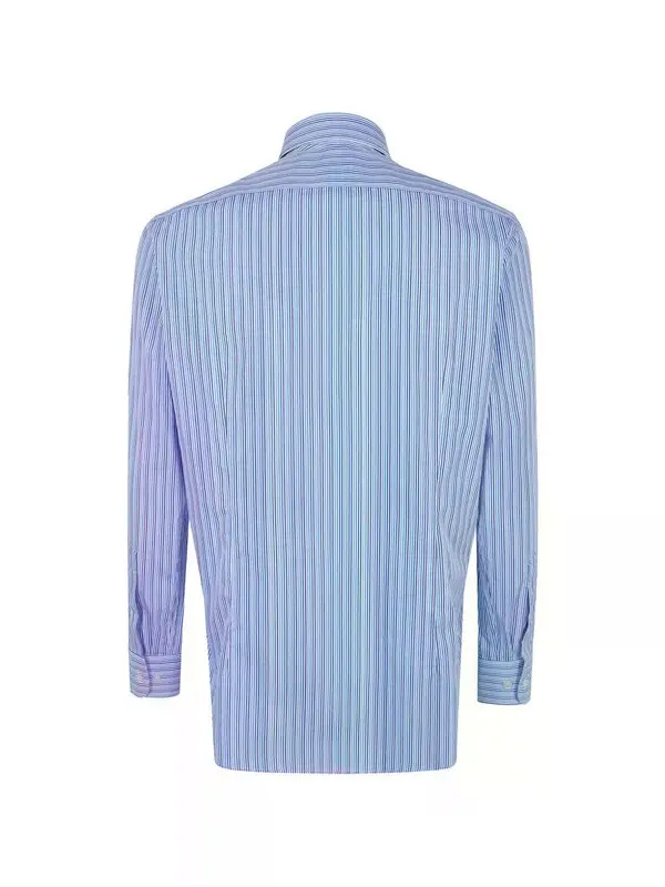 Etro Striped Buttoned Shirt - Blue