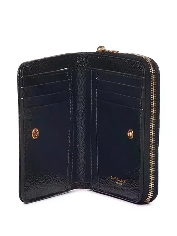 Saint Laurent Chevron Logo Wallet
