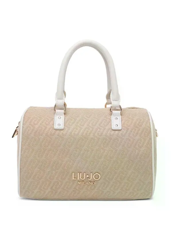 Liu Jo Logo Top Handle Handbag - Neutrals