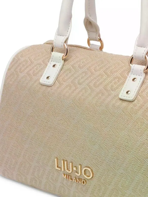 Liu Jo Logo Top Handle Handbag - Neutrals