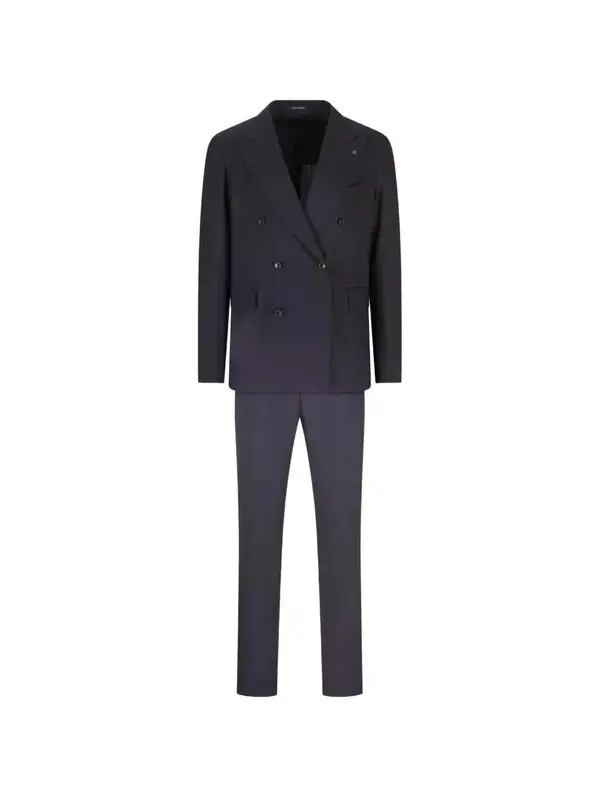 Tagliatore Double-breasted Two-piece Suit - Blue