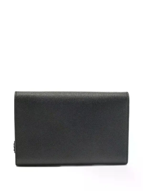 Saint Laurent Grained Envelope Crossbody Bag