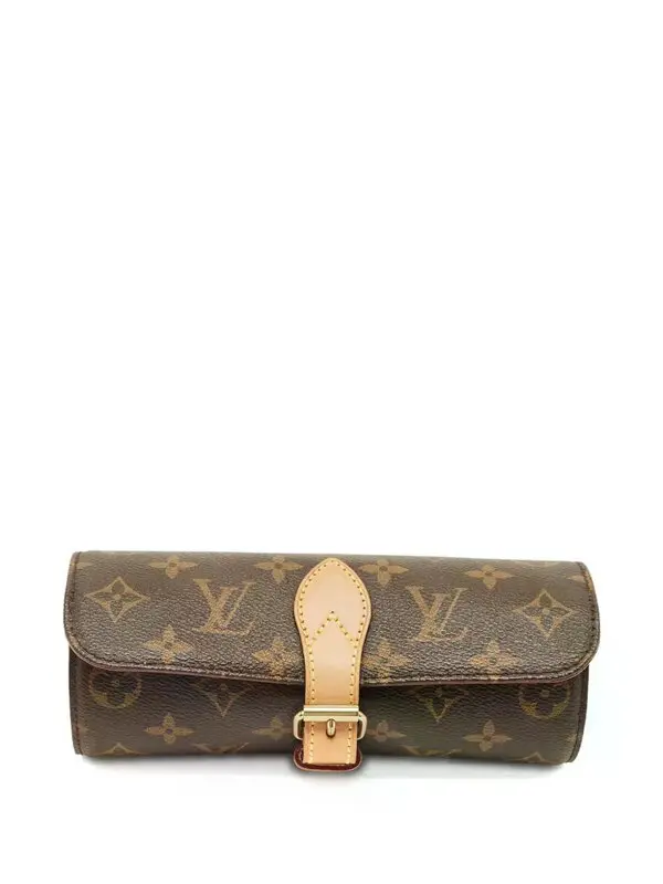 LOUIS VUITTON Monogram Canvas Watch Case - Brown