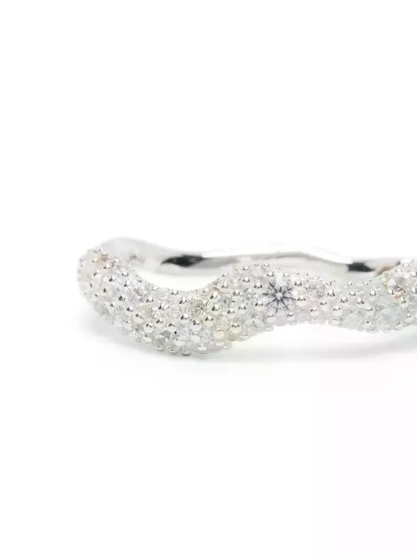 MISSOMA Molten Embellished Hoop Earrings