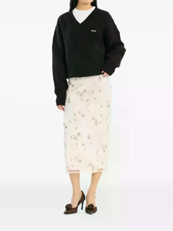 ROTATE BY BIRGER CHRISTENSEN V-neck Sweater