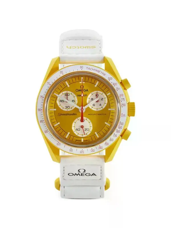 Omega X Swatch Speedmasters Moonswatch 42mm Watch - Yellow