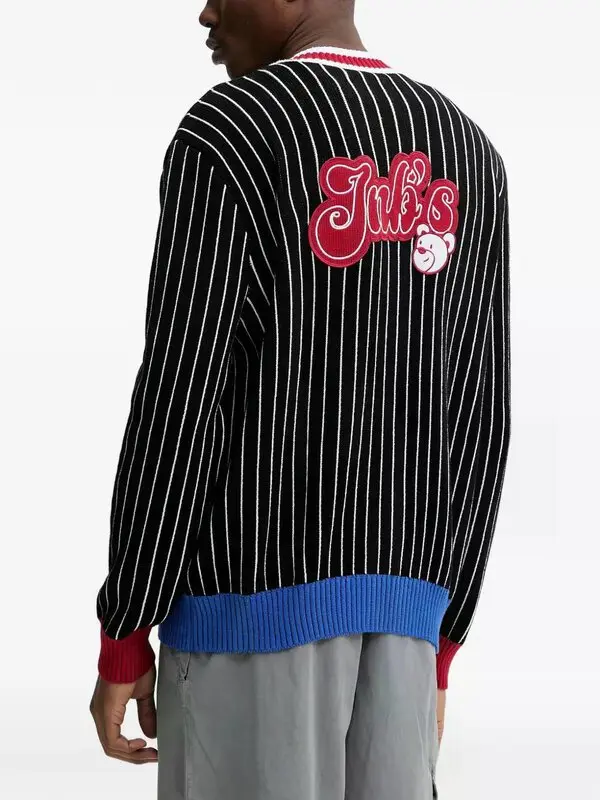 INBETWEENERS Striped Appliqué Cardigan