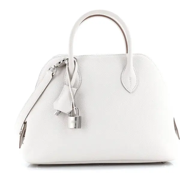 HERMES Bolide 1923 Bag Epsom 25 - Gris Pale