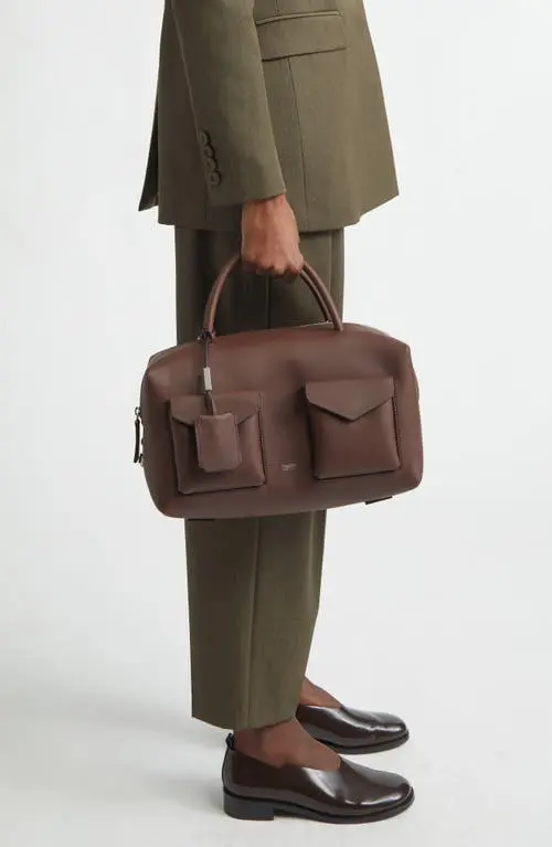 Max Mara Bowler Leather Satchel - Brown