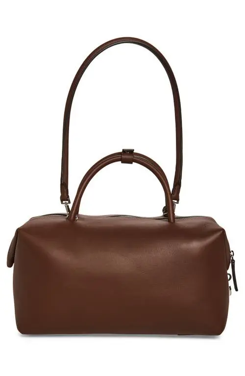 Max Mara Bowler Leather Satchel - Brown