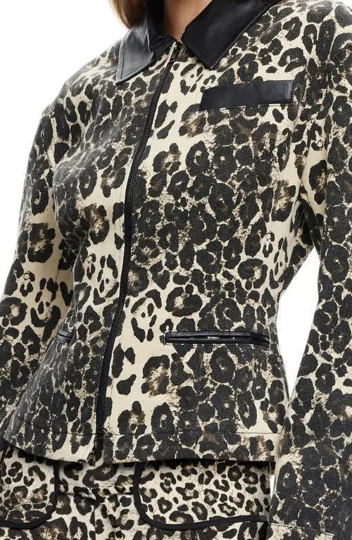 Lioness Soho Print Jacket - Leopard