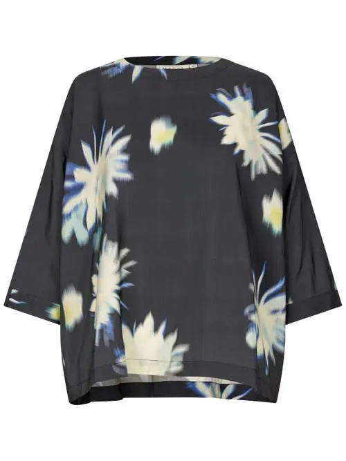 MASAI COPENHAGEN Becca 3/4 Sleeve Round Neck Blouse