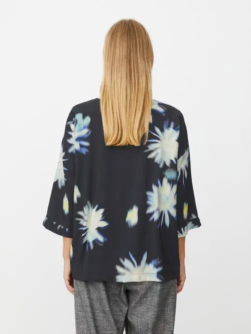 MASAI COPENHAGEN Becca 3/4 Sleeve Round Neck Blouse