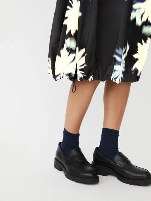 MASAI COPENHAGEN Long Sleeve Printed Midi Dress