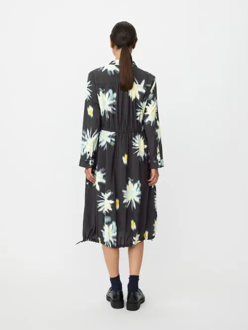 MASAI COPENHAGEN Long Sleeve Printed Midi Dress