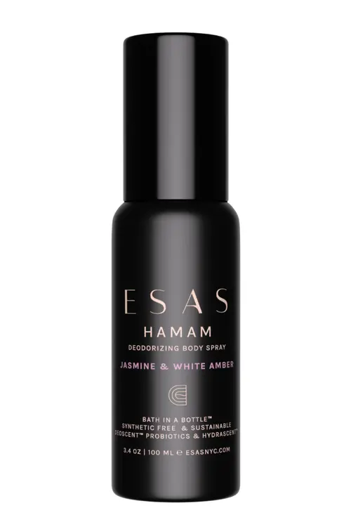 ESAS NYC Jasmine & White Amber Hamam Organic Deo Body Sprayjasmine & Creamy Vanilla - Black