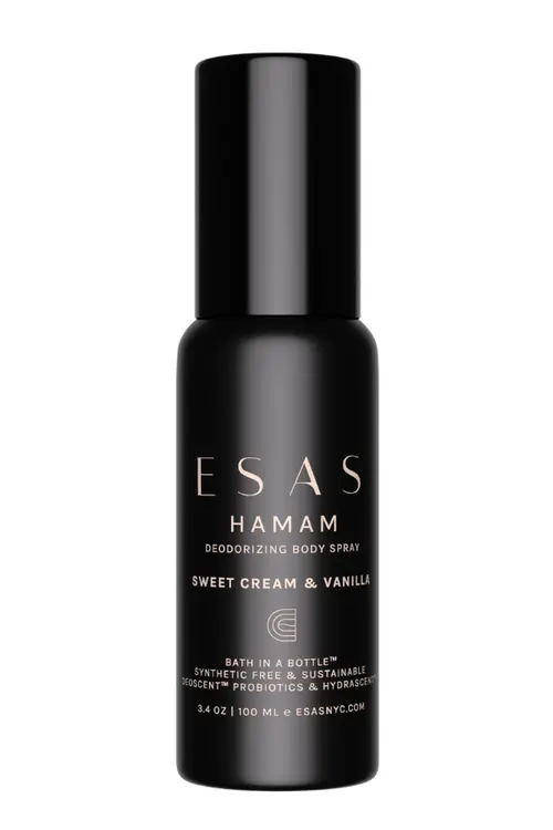 ESAS NYC Sweet Cream & Vanilla Organic Hamam Deo Body Sprayvanilla Cream & Golden Musk - 3.4 Oz