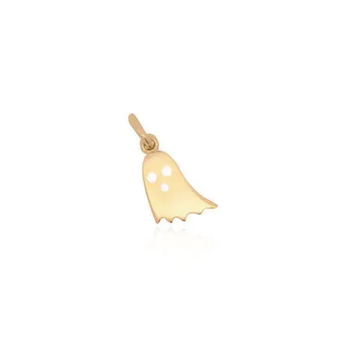 THE LOVERY FINE JEWELRY Mini Gold Ghost Charm - Yellow Gold