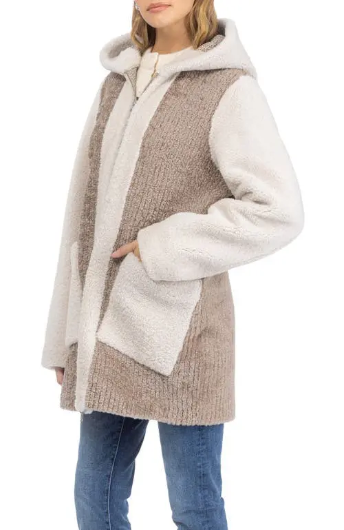 Gorski Genuine Shearling Zip Long Parka