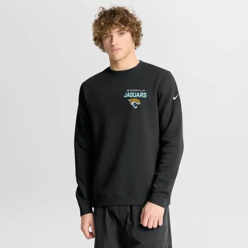 Nike Jacksonville Jaguars Primetime Club Fleece Pullover Sweatshirt - Black