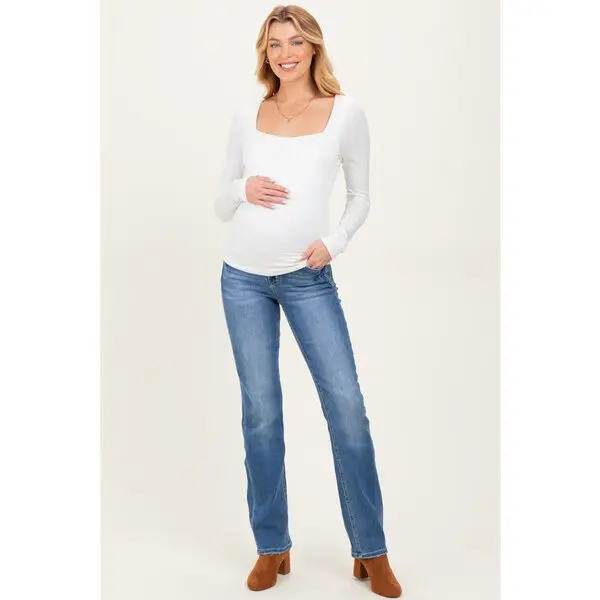 PINKBLUSH Slim Straight Leg Maternity Jeans