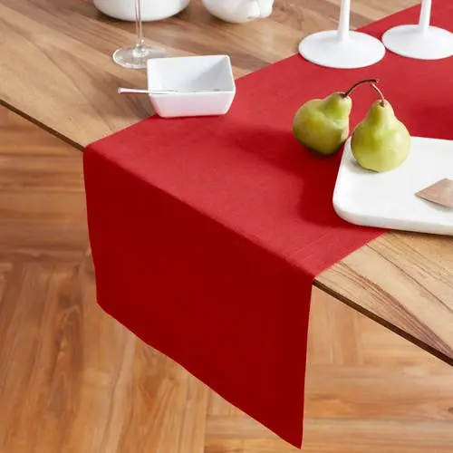 Solino Home Linen Table Runnersonoma - Red