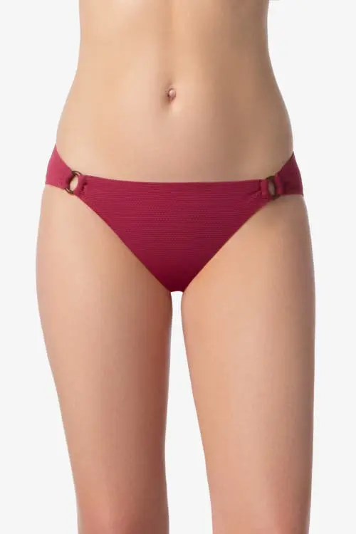Helen Jon Tortoise Ring Hipster Bottom - Merlot Cora Texture