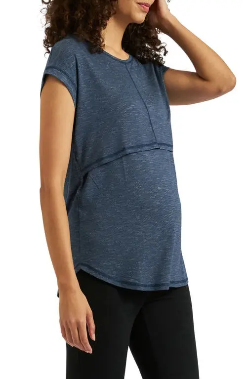 RIPE MATERNITY Dreamy Nursing Tee - Denim