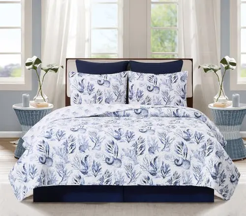 C&F HOME Midnight Lagoon Quilt Set Bedding Collection