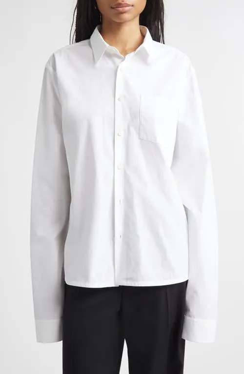RIER Cotton Poplin Button-up Shirt
