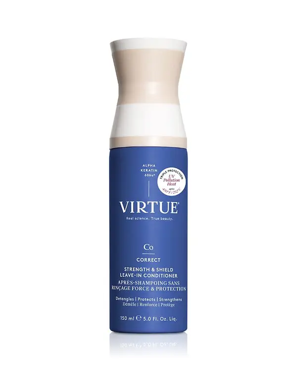 VIRTUE Strength & Shield Leave In Conditioner 5 Oz - No Color