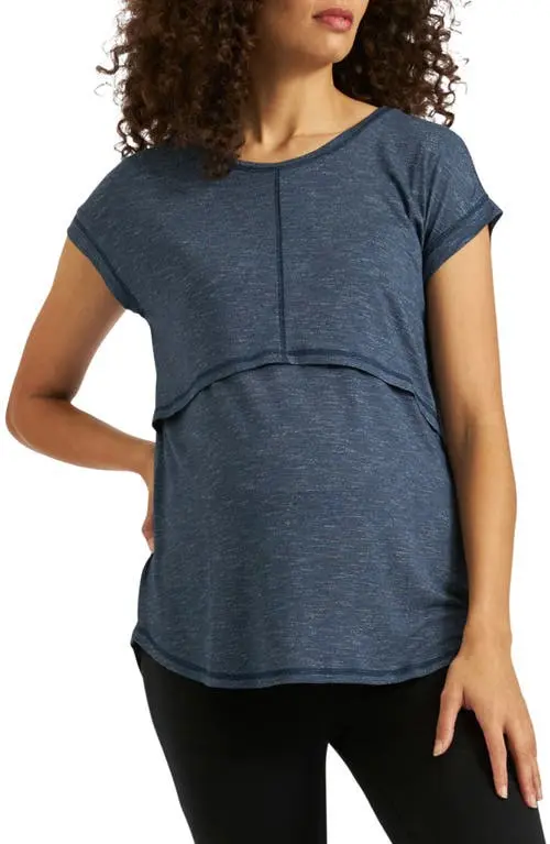 RIPE MATERNITY Dreamy Nursing Tee - Denim