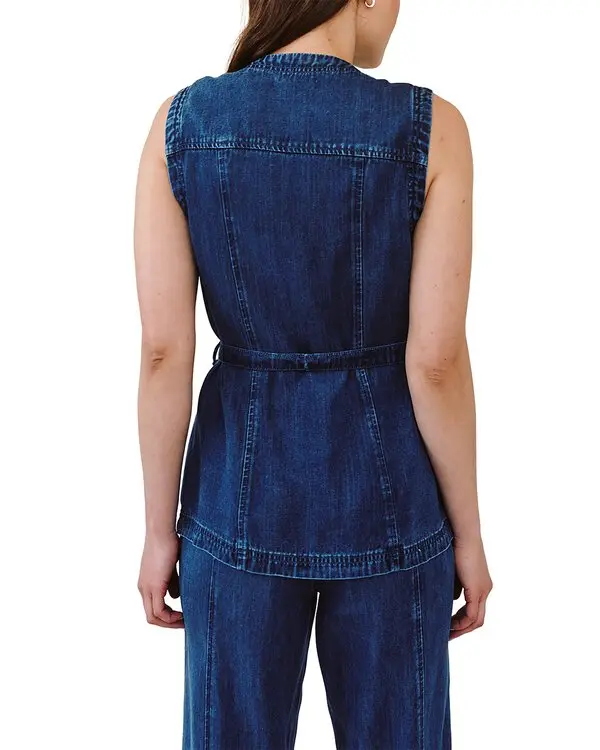 Bella Dahl Seamed Belted Vest