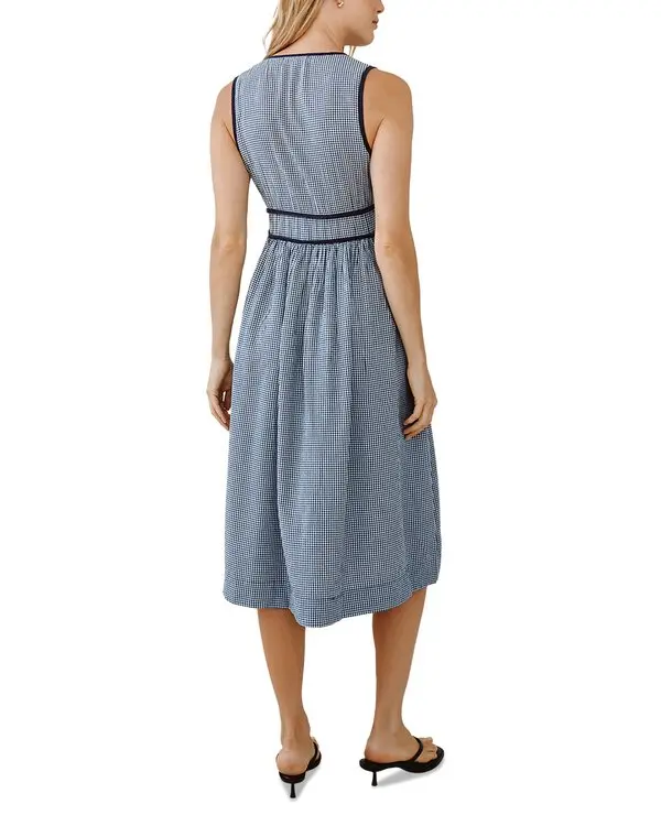 Bella Dahl Fit & Flare V-neck Midi Dress