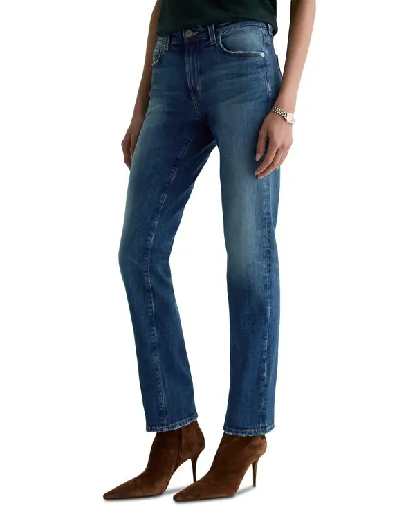 Ag Sandra Low Rise Straight Jeans - Years Illiad