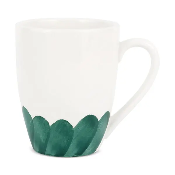 VIETRI Lisbon Green Brushstroke Mug