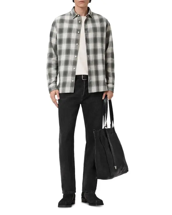 ALLSAINTS Kelby Long Sleeve Shirt - Clouded Grey