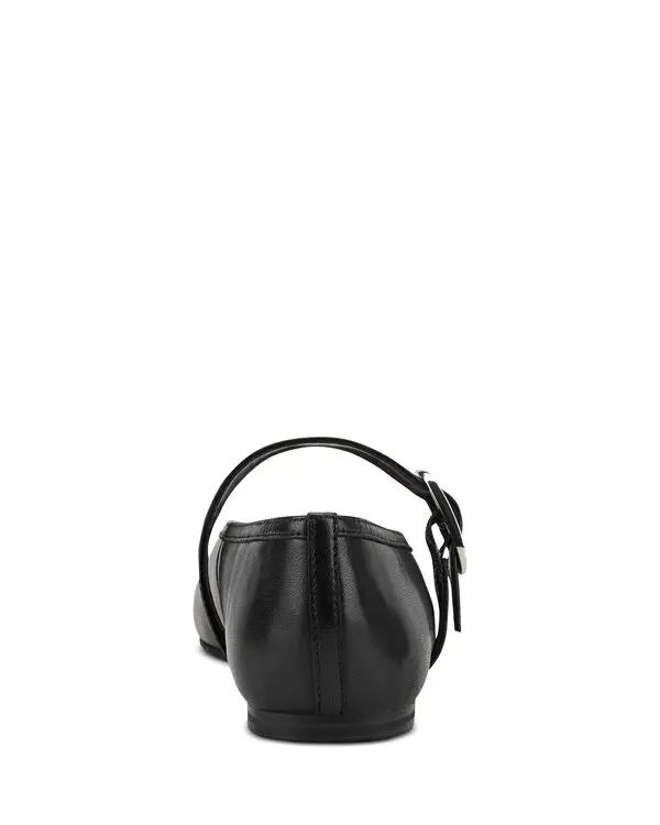 MARC FISHER LTD. Godea Leather Flats - Black