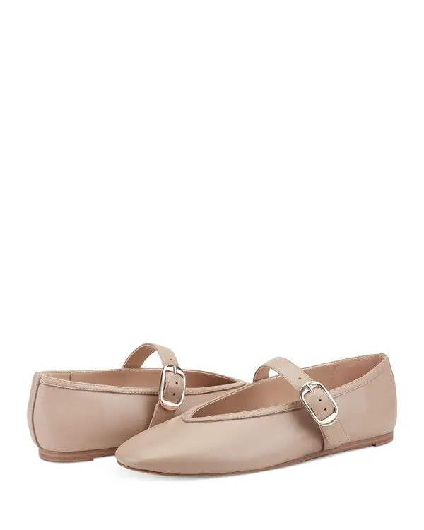 MARC FISHER LTD. Godea Ballerina Flats - Light Natural