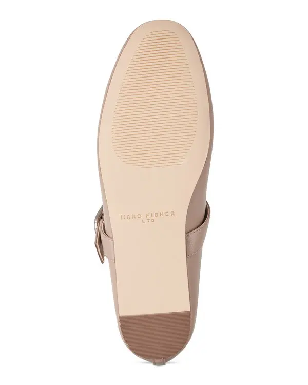 MARC FISHER LTD. Godea Ballerina Flats - Light Natural