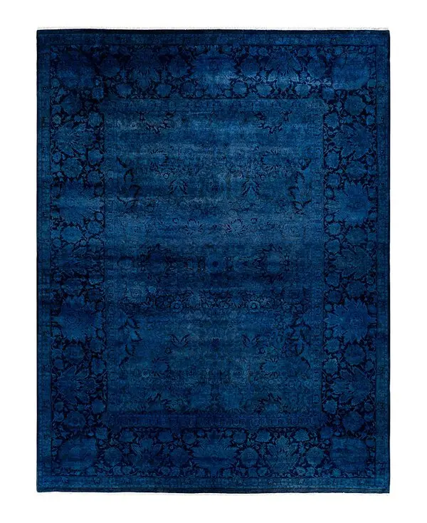Bloomingdale'S Fine Vibrance M1160 Area Rug, 9'3 X 11'10 - Blue