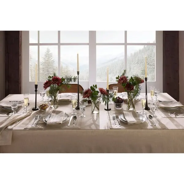 PRATESI Impero Oblong Tablecloth, 70 X 144 - Beige
