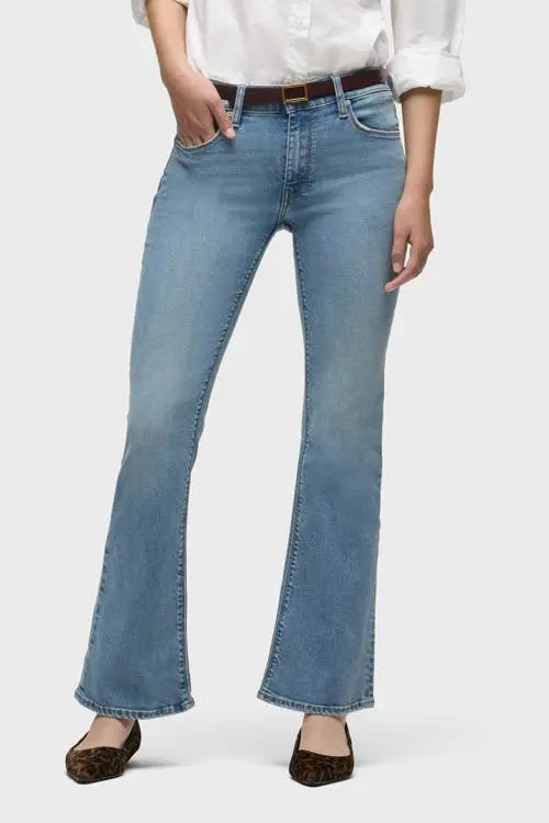 Hudson Jeans Nico Mid-rise Bootcut Barefoot Jean