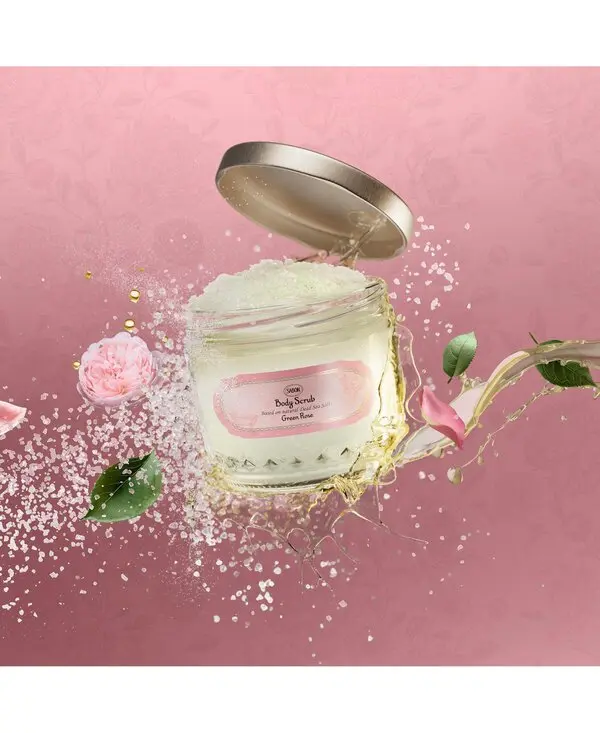 SABON Green Rose Body Scrub, 320gr - No Color