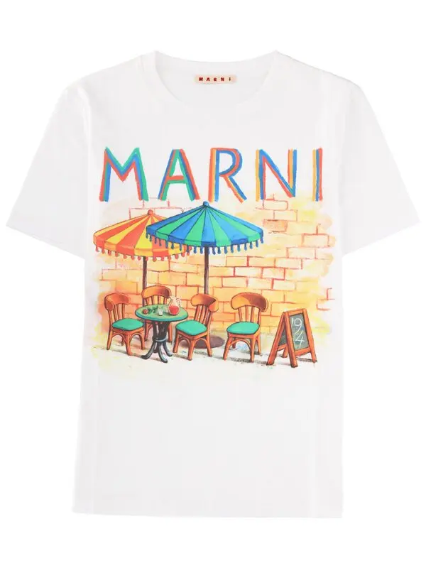 Marni Printed T-shirt - White