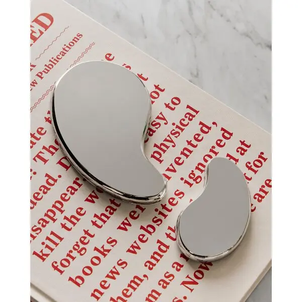 KOSTA BODA Tears Of Joy Trinket Tray, Set Of 2 - Silver