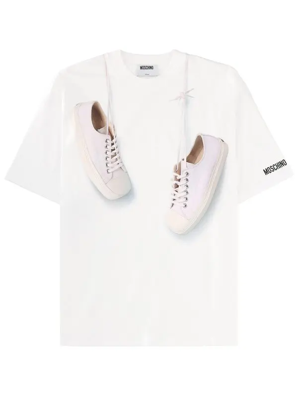 Moschino Printed T-shirt - White