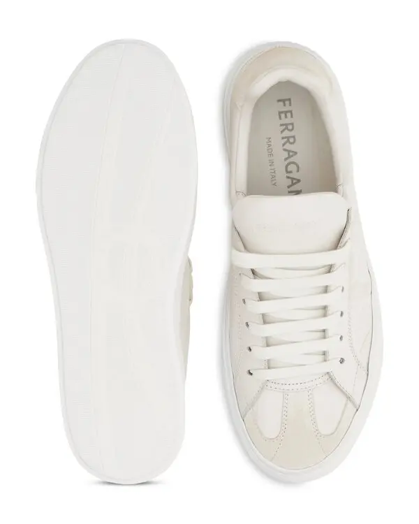 FERRAGAMO Gancini Leather Sneakers