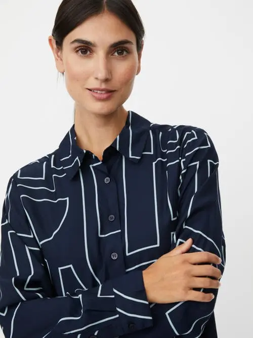MASAI COPENHAGEN Malmanja Long Sleeve Printed Shirt