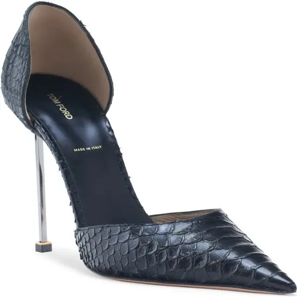 TOM FORD Stiletto D'orsay Pump - Black